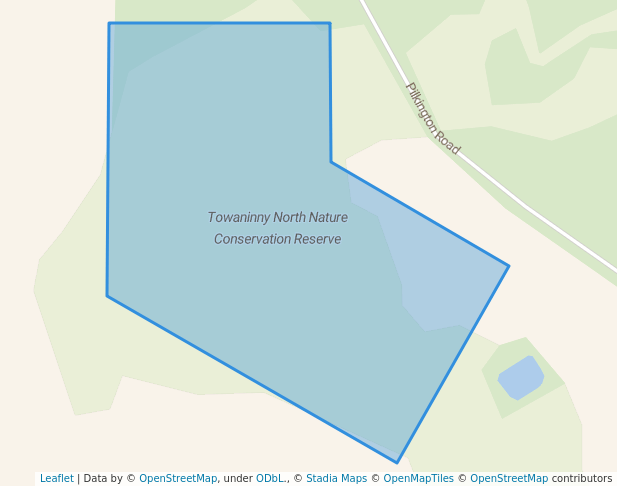 Towaninny North Nature Conservation Reserve in Quambatook | Map and Routes