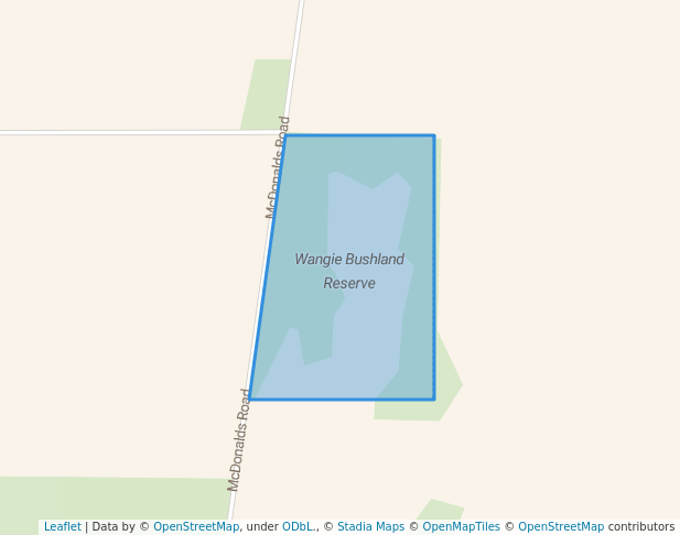 Wangie Bushland Reserve in Culgoa | Map and Routes