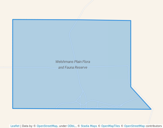 Welshmans Plain Flora and Fauna Reserve in Underbool | Map and Routes