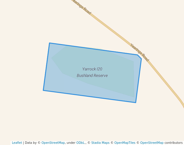 Yarrock I20 Bushland Reserve in Kaniva | Map and Routes