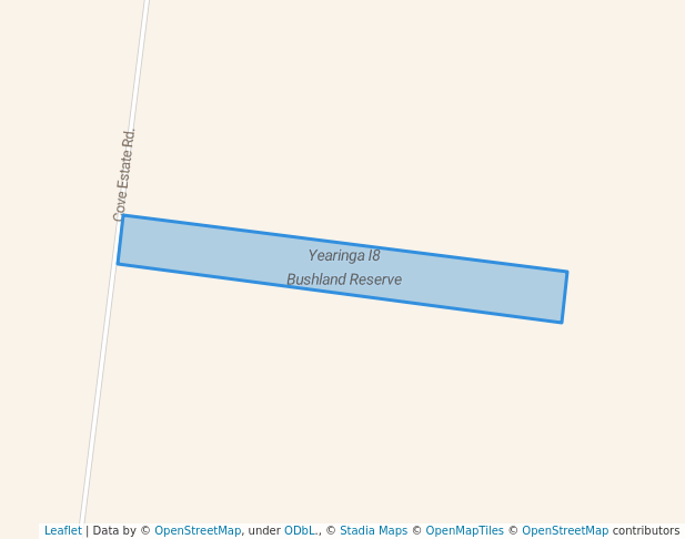 Yearinga I8 Bushland Reserve in Lillimur | Map and Routes