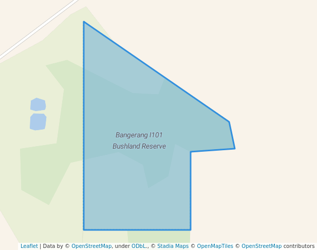 Bangerang I101 Bushland Reserve in Bangerang | Map and Routes