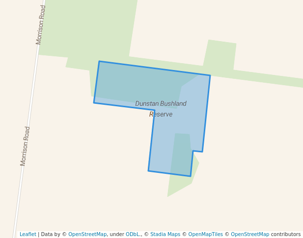 Dunstan Bushland Reserve in Birchip West | Map and Routes