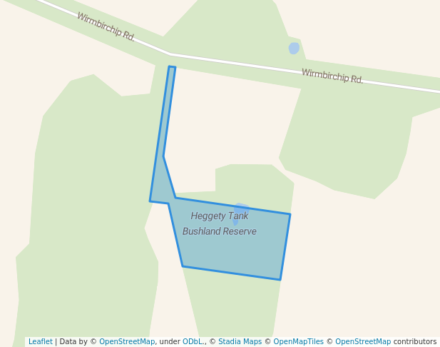 Heggety Tank Bushland Reserve in Birchip West | Map and Routes