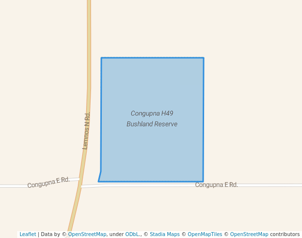Congupna H49 Bushland Reserve in Congupna | Map and Routes