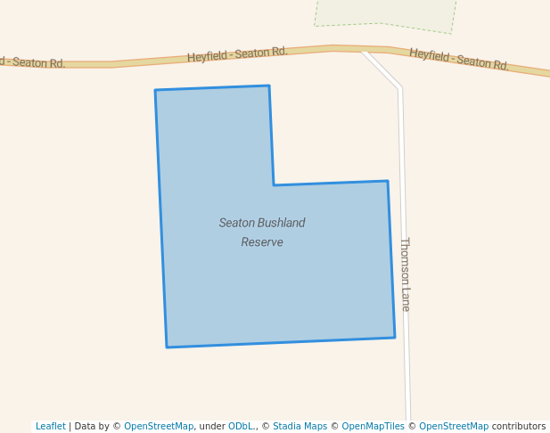Seaton Bushland Reserve in Seaton | Map and Routes