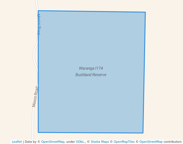 Waranga I174 Bushland Reserve in Waranga Shores | Map and Routes