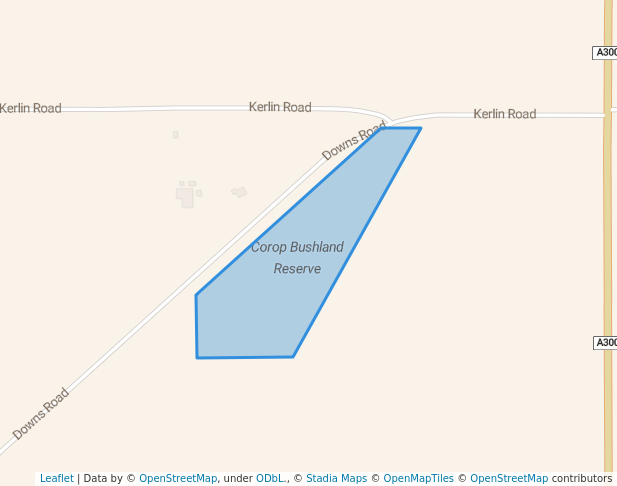 Corop Bushland Reserve in Corop | Map and Routes