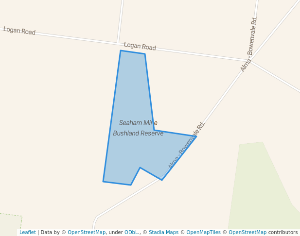 Seaham Mine Bushland Reserve in Alma | Map and Routes