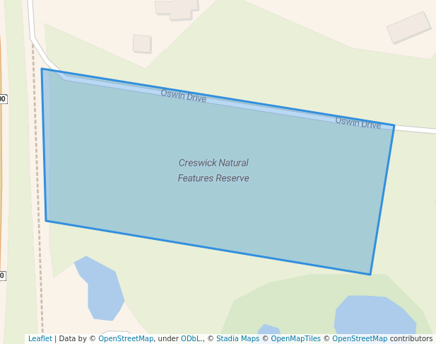 Creswick Natural Features Reserve in Creswick | Map and Routes