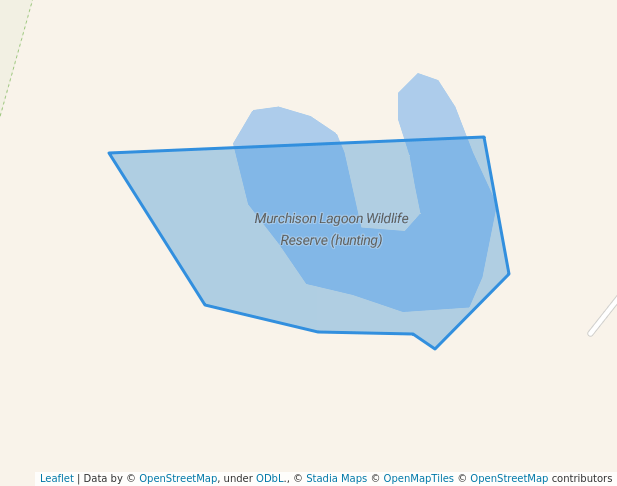Murchison Lagoon Wildlife Reserve (hunting) in Murchison East | Map and ...