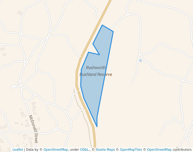 Rushworth Bushland Reserve in Rushworth | Map and Routes