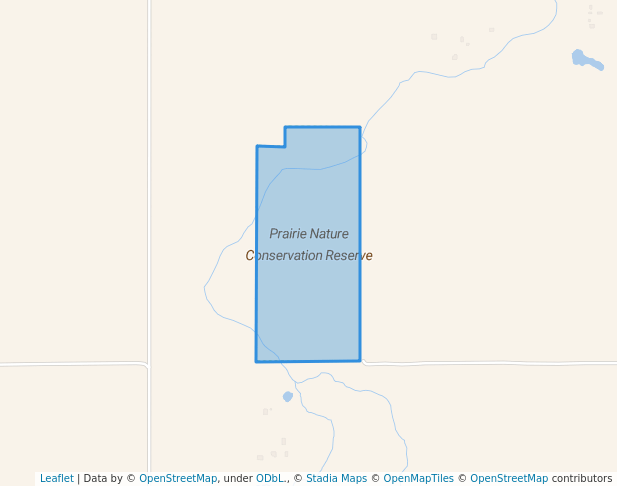 Prairie Nature Conservation Reserve in Prairie | Map and Routes