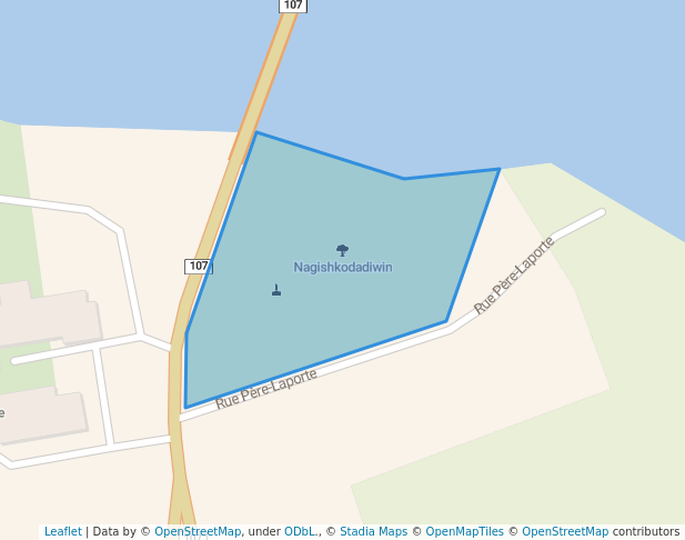 Nagishkodadiwin in Maniwaki | Map and Routes