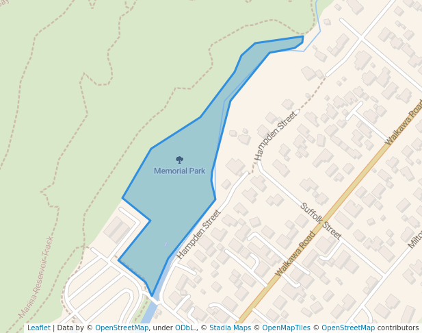 Victoria Domain Park in Picton | Map and Routes