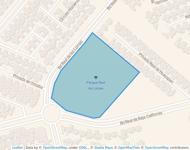 Parque Real de Lomas in Tijuana | Map and Routes