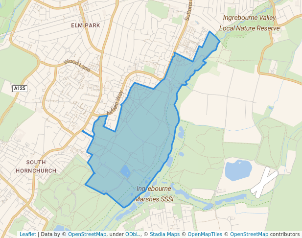 Hornchurch Country Park in Upminster | Map and Routes