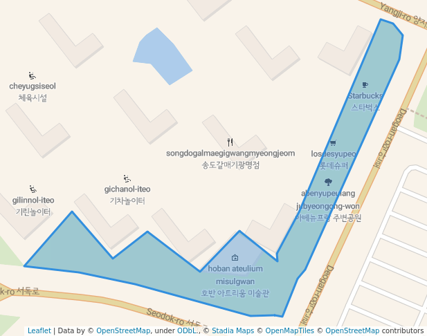 아베뉴프랑 주변공원 in Gwangmyeong-si | Map and Routes
