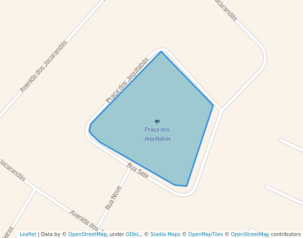 Praça dos Jequitabás in Moji-Mirim | Map and Routes