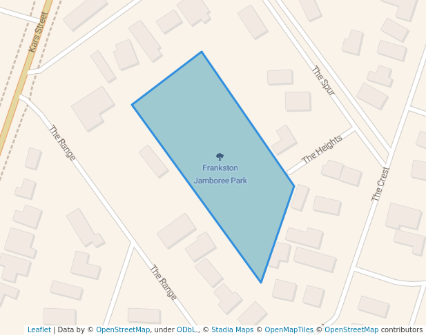 Frankston Jamboree Park in Frankston South | Map and Routes