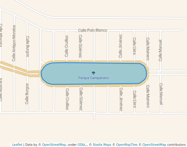 Parque Campanario in Reynosa | Map and Routes