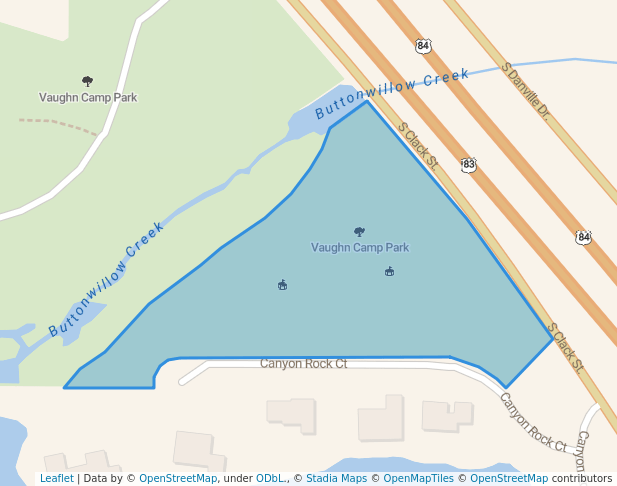 Vaughn Camp Park in Abilene | Map and Routes