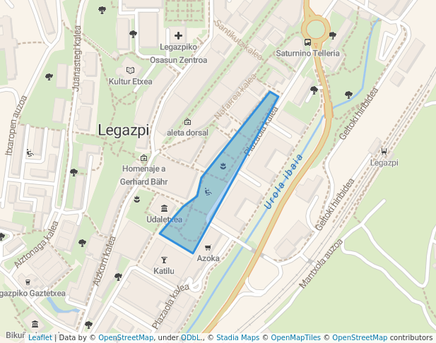 PARQUE in Legazpi | Map and Routes