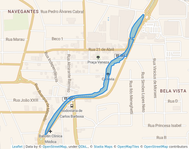 Ciclovia in Carlos Barbosa | Map and Routes