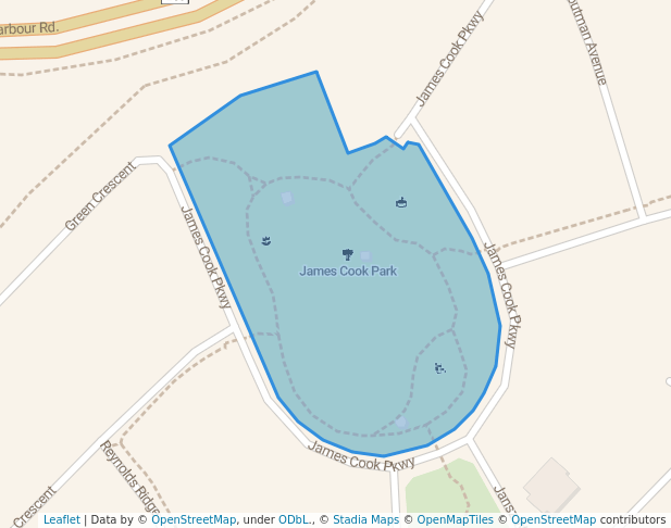 James Cook Park in Shell Cove | Map and Routes