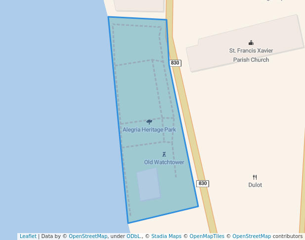 Alegria Heritage Park in Alegría | Map and Routes