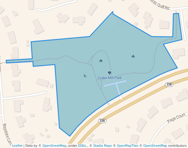 Cutter Mill Park in Herndon | Map and Routes