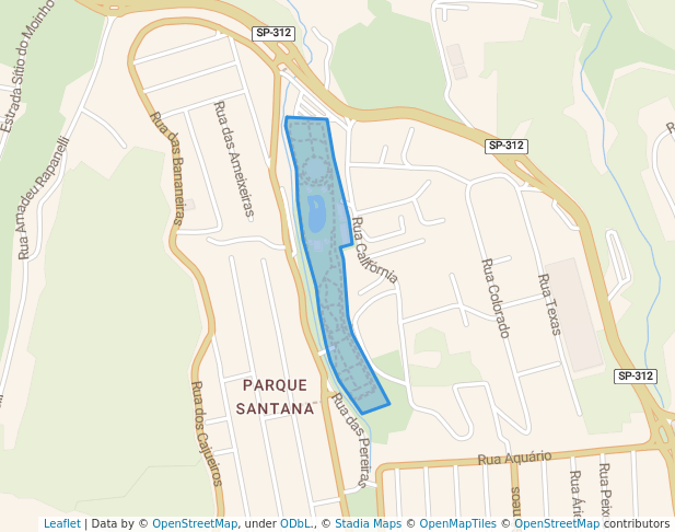 Parque Municipal do Parque Santana in Santana de Parnaíba | Map and Routes