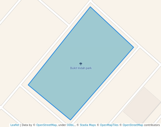 Bukit Indah park in Bentong | Map and Routes