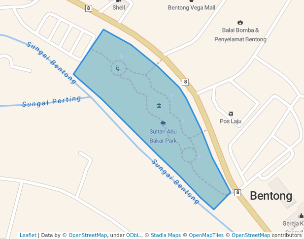 Sultan Abu Bakar Park in Bentong | Map and Routes