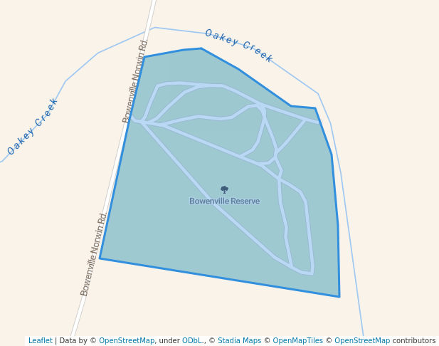 Bowenville Reserve in Wainui | Map and Routes