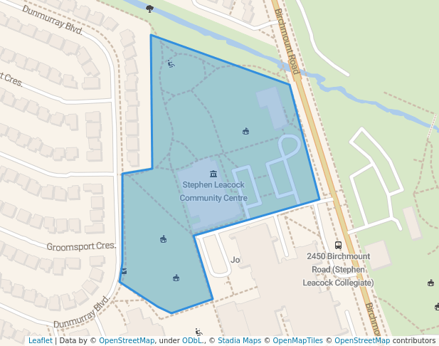Stephen Leacock Park in Toronto | Map and Routes