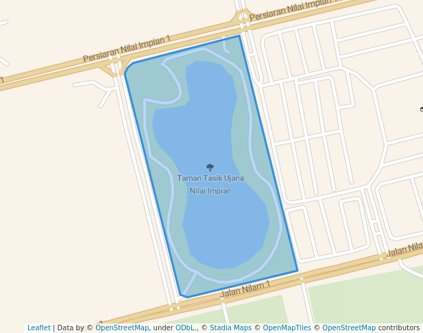 Taman Tasik Ujana Nilai Impian in Nilai | Map and Routes