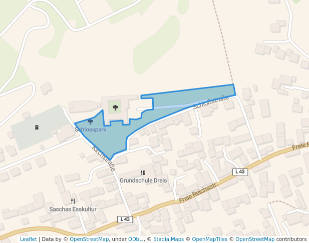 Schlosspark in Dreis | Map and Routes