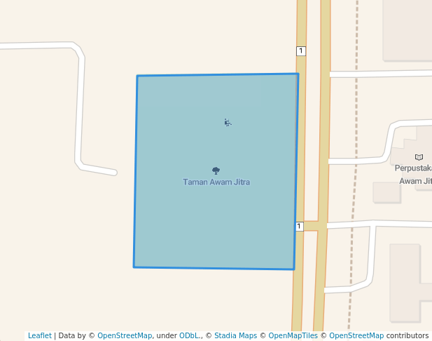 Taman Awam Jitra in Jitra | Map and Routes