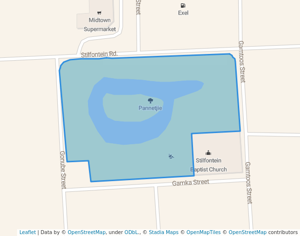 Pannetjie in Stilfontein | Map and Routes
