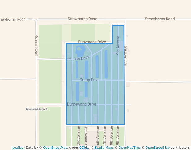 Elmore Events Centre in Burnewang | Map and Routes