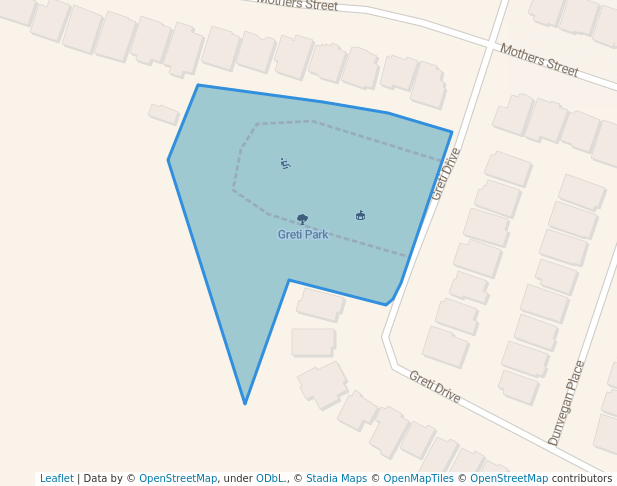 Greti Park in Hamilton | Map and Routes