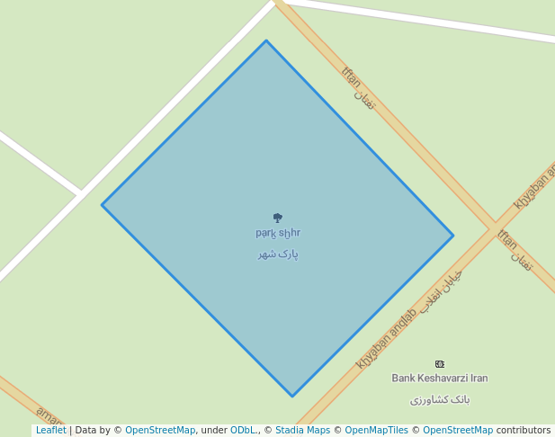 پارک شهر in Mirjaveh | Map and Routes