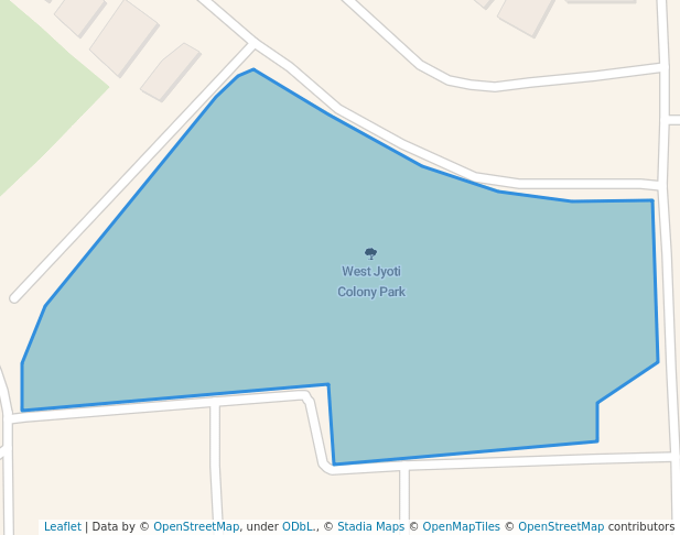 West Jyoti Colony Park in Delhi | Map and Routes