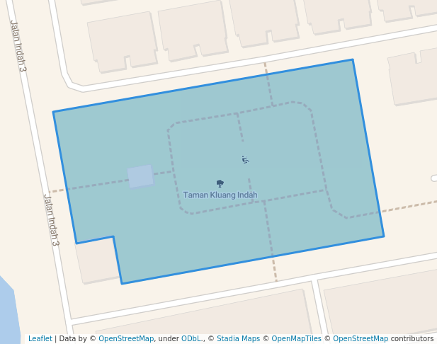 Taman Kluang Indah in Kluang | Map and Routes