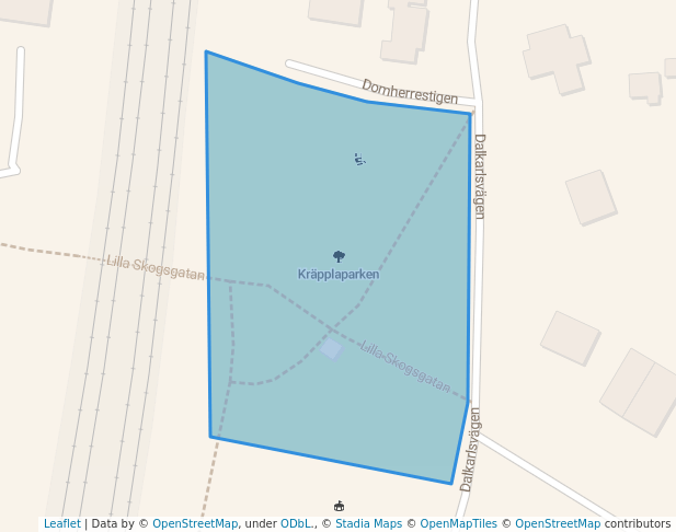 Kräpplaparken in Huddinge | Map and Routes