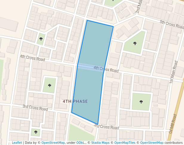 4th Phase 707 Park in Bengaluru | Map and Routes