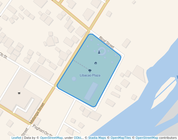 Libacao Plaza in Libacao | Map and Routes
