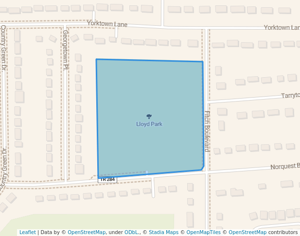 Lloyd Park in Youngstown | Map and Routes