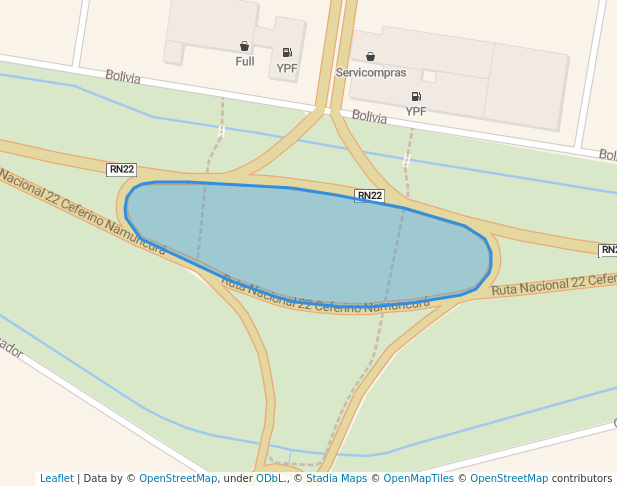 Rotonda Central de General Roca in General Roca | Map and Routes